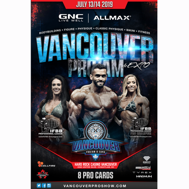 2019 VANCOUVER PRO/AM IFBB PRO SHOW ONLY! - 6 weeks out
